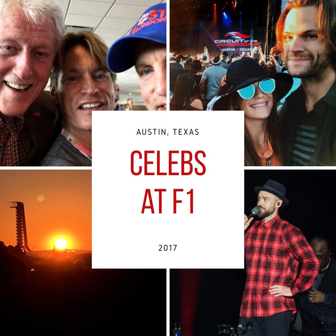 10 Celebrity Sightings at Formula 1 weekend in Austin - Spill the ATX ...