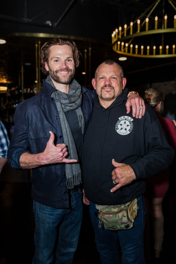 Jared Padalecki Chuck Liddell Visit The Statesman in Austin Texas