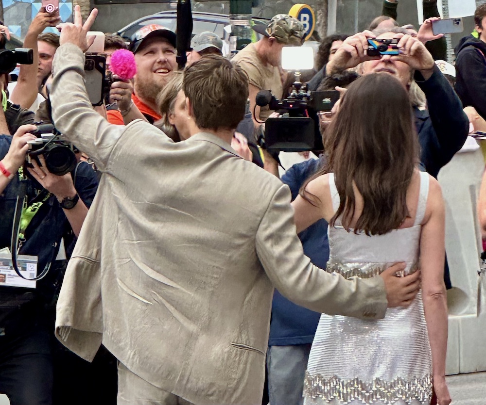 Anne Hathaway and Nicholas Galitzine SXSW The Idea of You